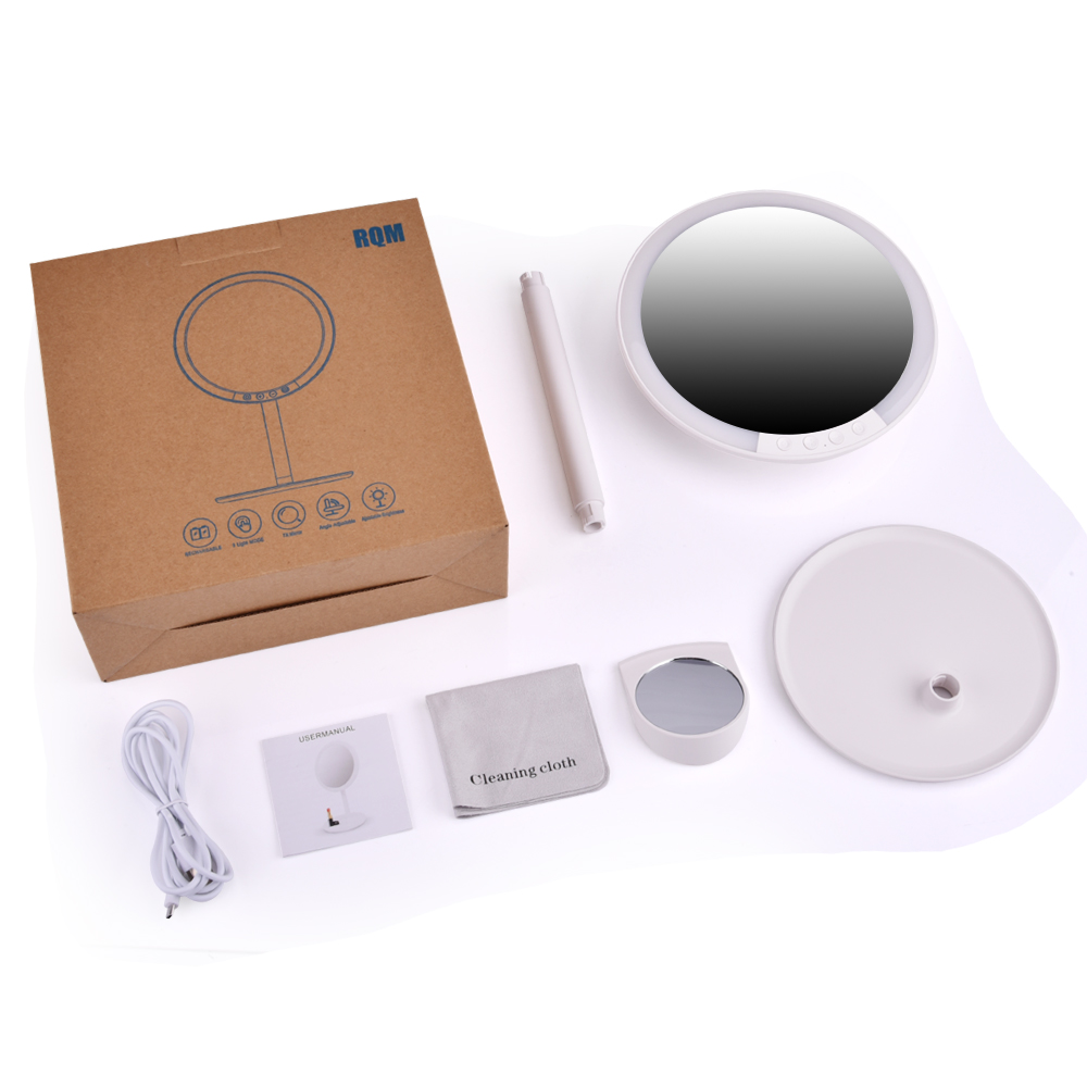 Rechargeable 7inch LED Bathroom Vanity Mirror 66 L... – Vicedeal