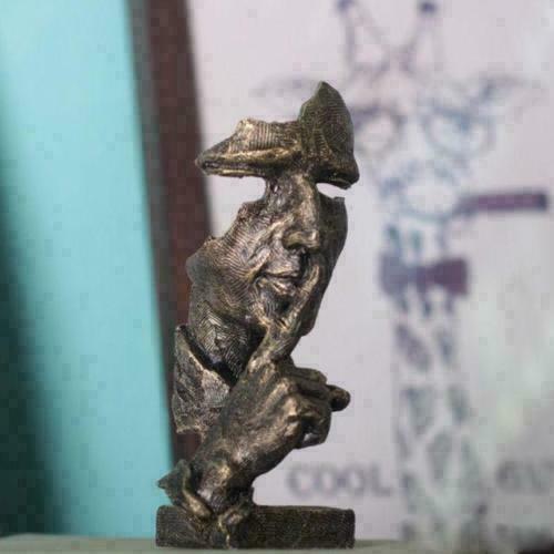 Face Sculpture Statue Abstract Modern Art Deco – Grandado