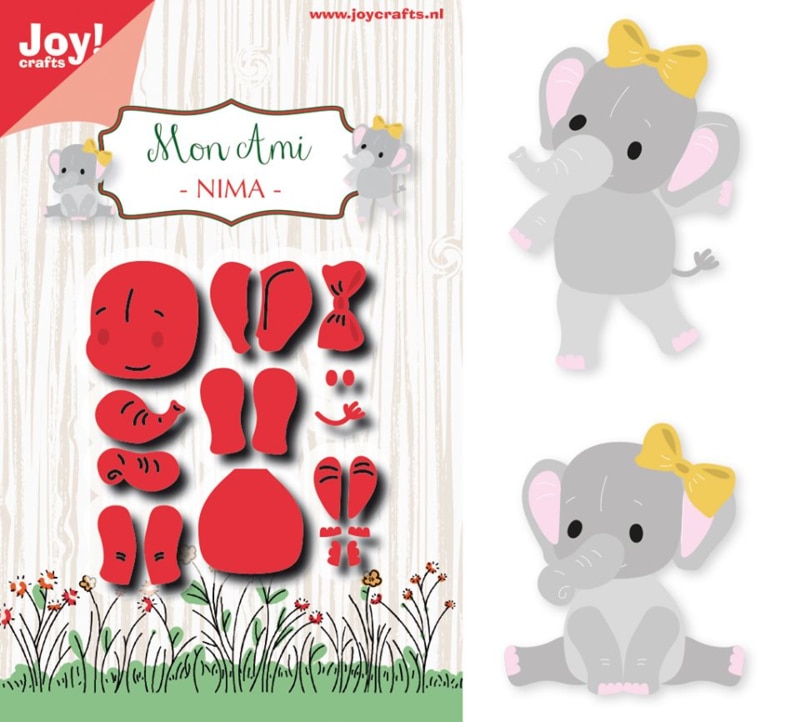 Playing elephant Metal Cutting Dies cut die mold d... – Grandado