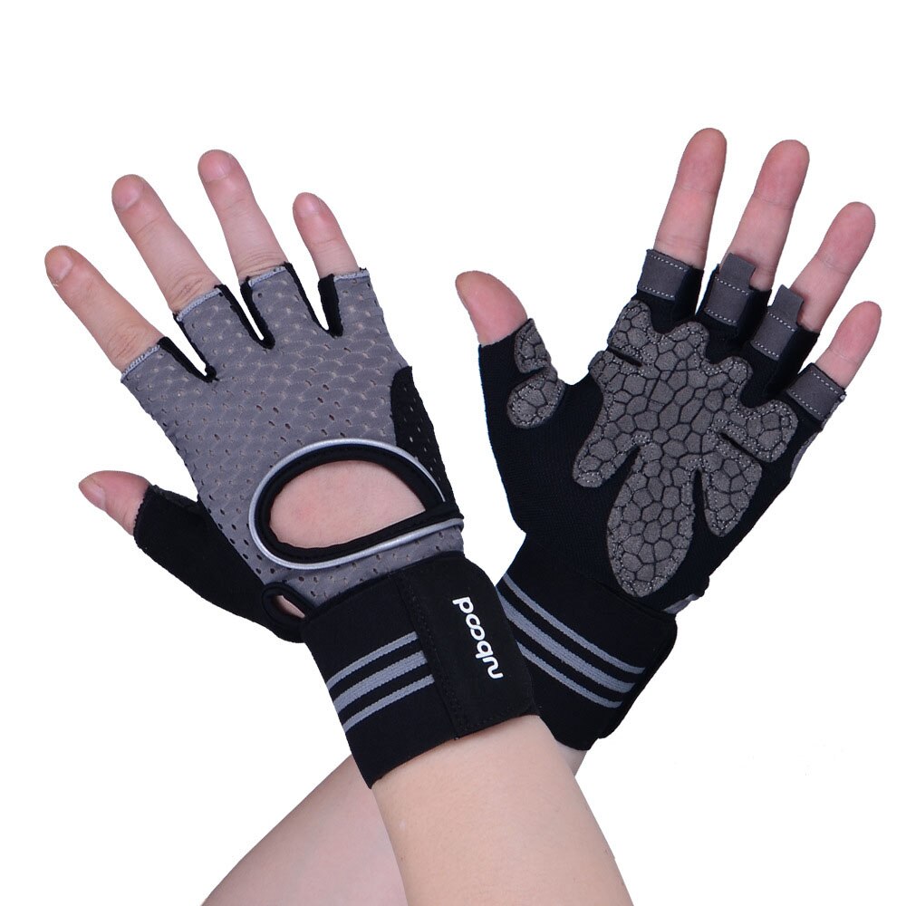 fitness gloves men's equipment training long wrist... – Vicedeal
