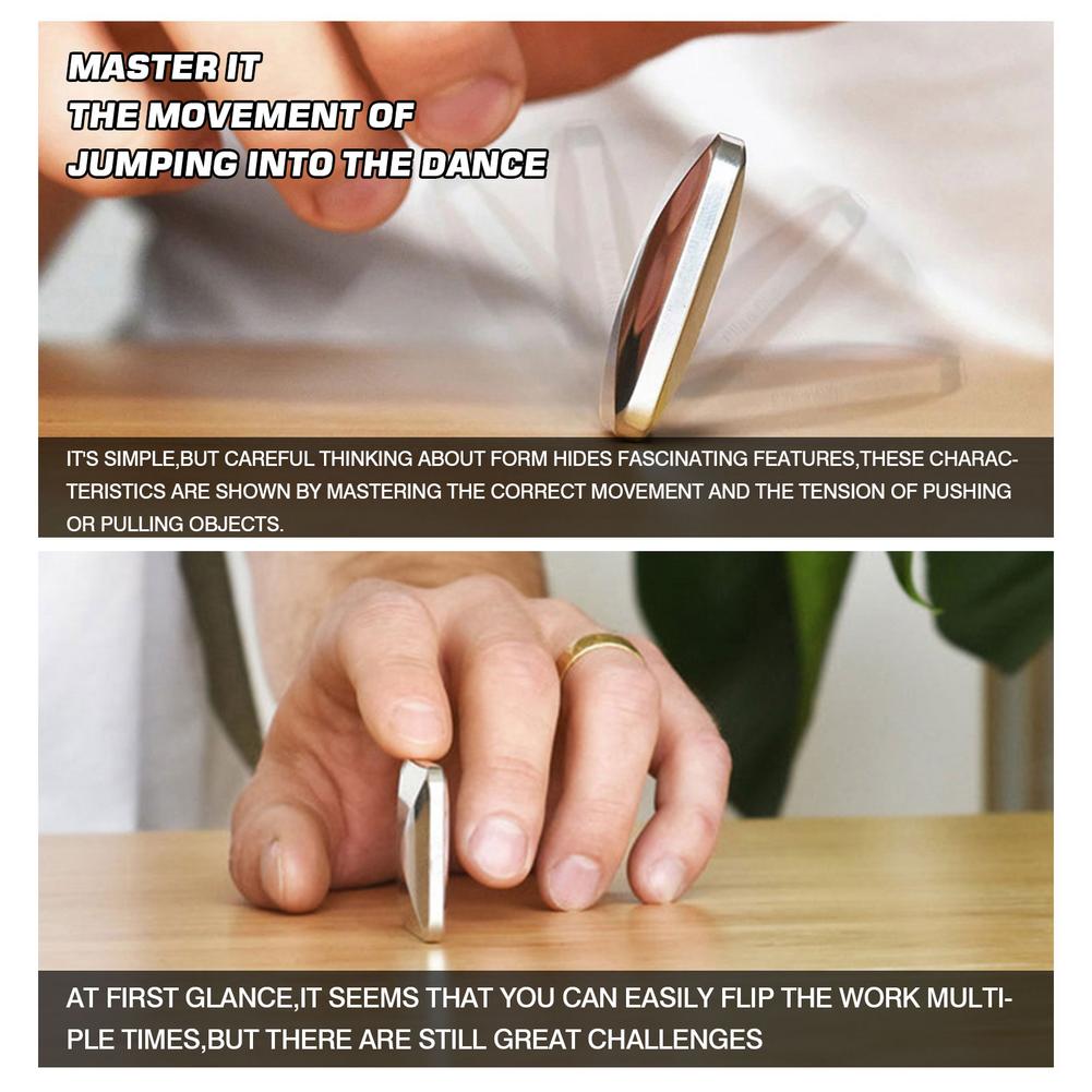 Desktop Flip Spinning Toy Metal Rotating Pocket Fl... – Vicedeal