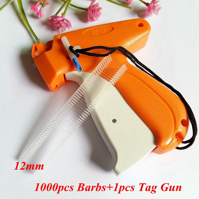 1Set Tag Gun + 1000 Of 5000 Stuks 12Mm Transparant... – Grandado