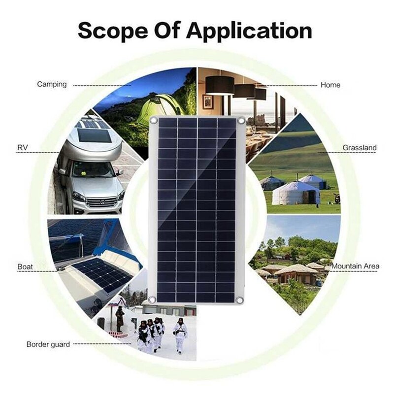 300W Flexible Solar Panel Solar Cells For Car RV B... – Grandado