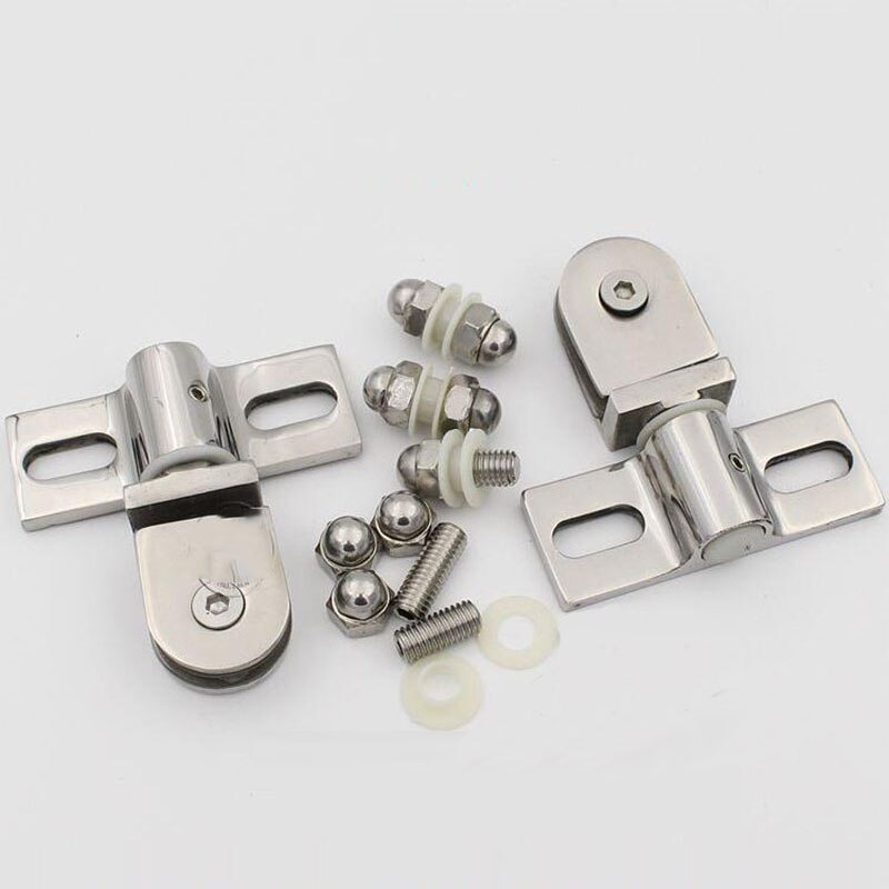 2pcs/pair Bathroom glass door clip/clamp/hinge,Rot... – Grandado