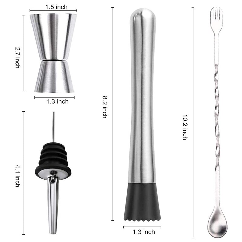 Grade Bar Tool,Mojito Muddler Bar Tool Set,Durable... – Grandado