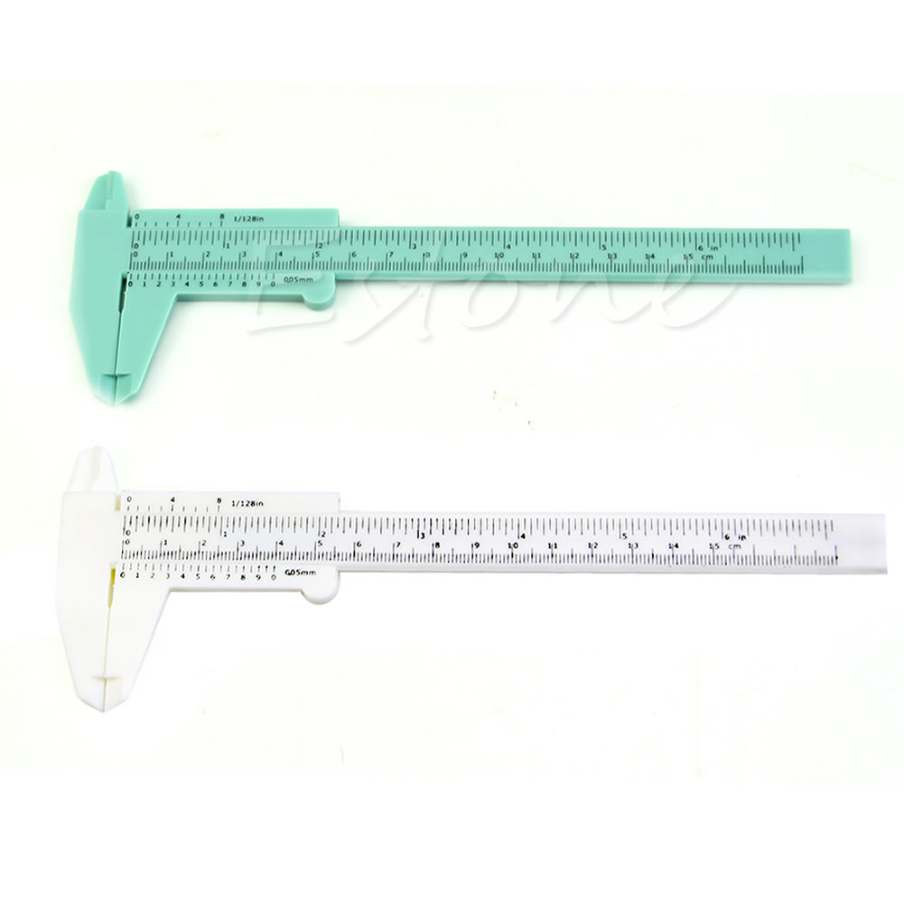 6Inch 150mm Plastic Ruler Sliding Gauge Vernier Ca... – Grandado