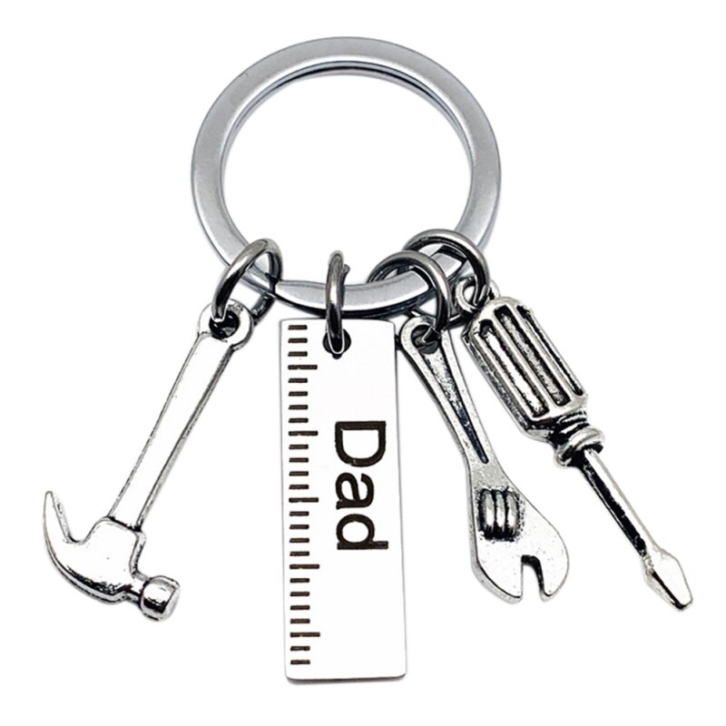 Dad/Papa/Grandpa Letters Keychains Hammer Screwdri... – Grandado