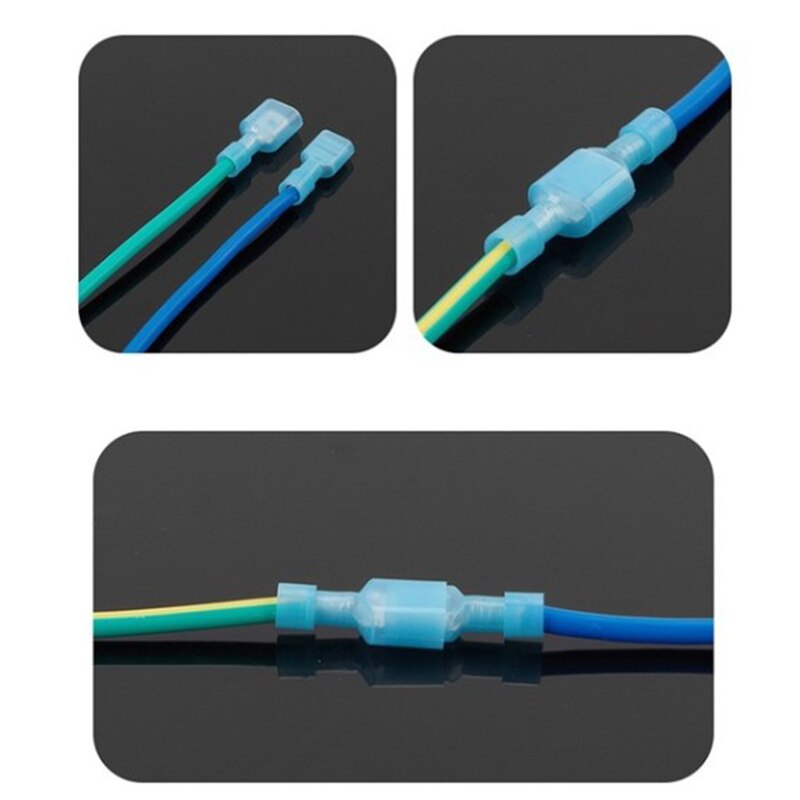 Nylon fully insulated spring terminals FDFN2-250 c... – Grandado