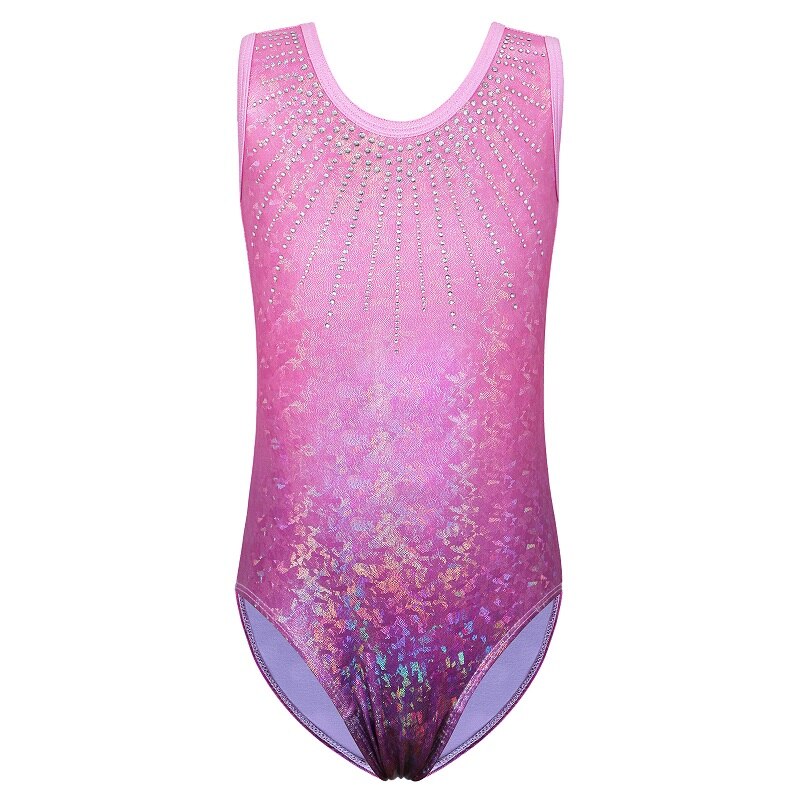 BAOHULU Sparkle Rhinestone Ballet Leotard Gradient... – Vicedeal