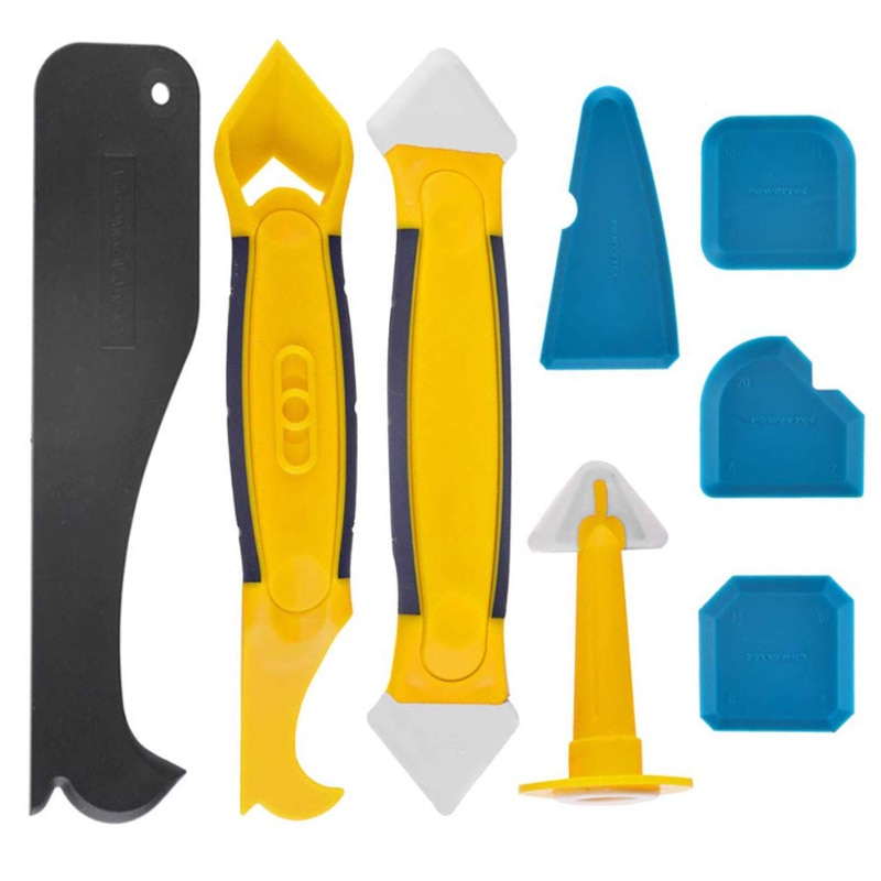 8 Pcs Silicone Caulking Tool Kit Grout Sealant Rem... – Vicedeal