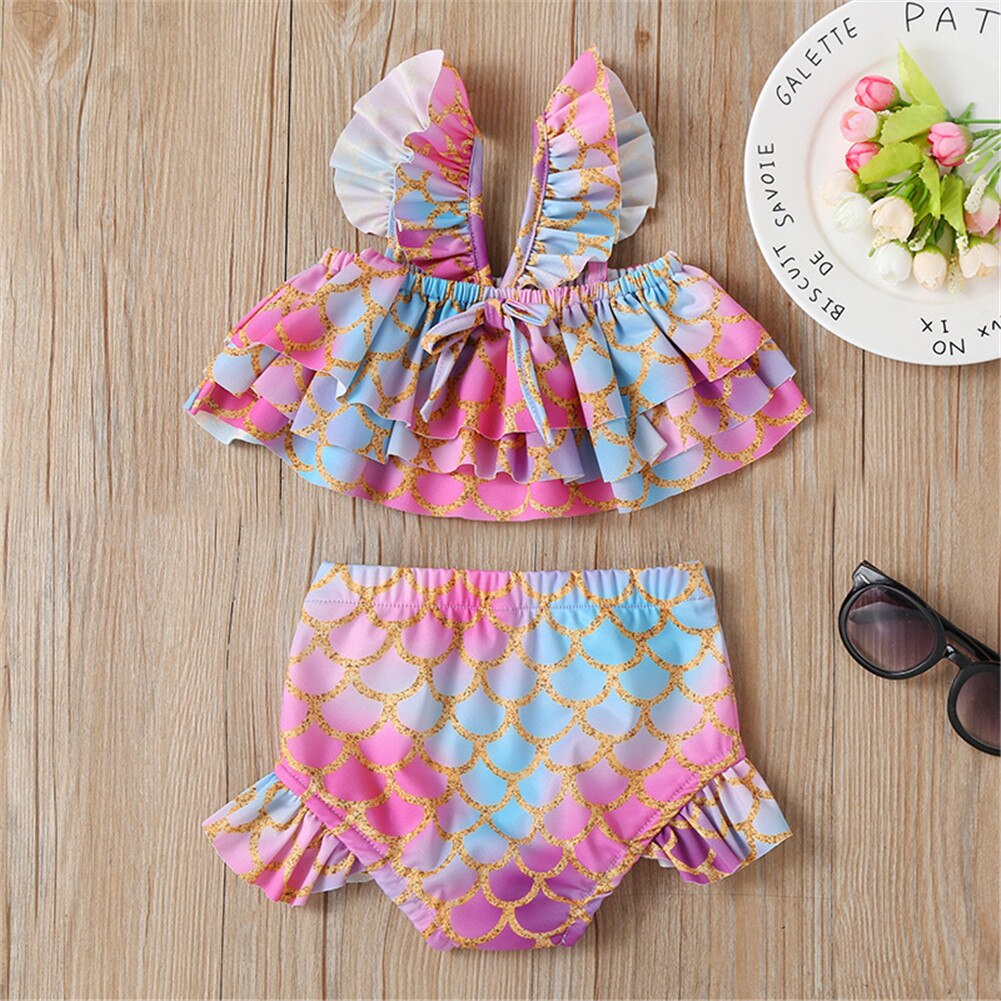 Newest Summer Kids Girl Cute Two-Piece Suits Girls... – Grandado