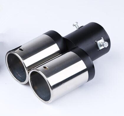 Car Auto Round Exhaust Muffler Tip Stainless Steel... – Vicedeal