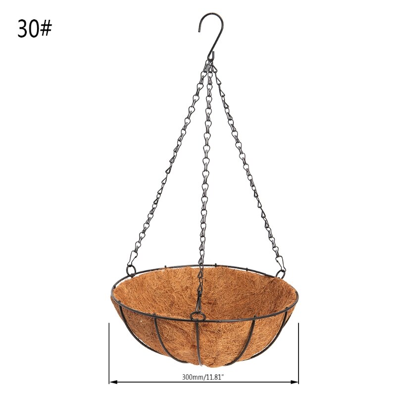 Hanging Coconut Vegetable Flower Pot Basket Liners... – Grandado