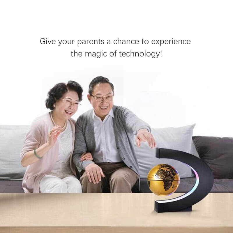 Floating Globe Globe World Map Magnetic Levitation... – Grandado