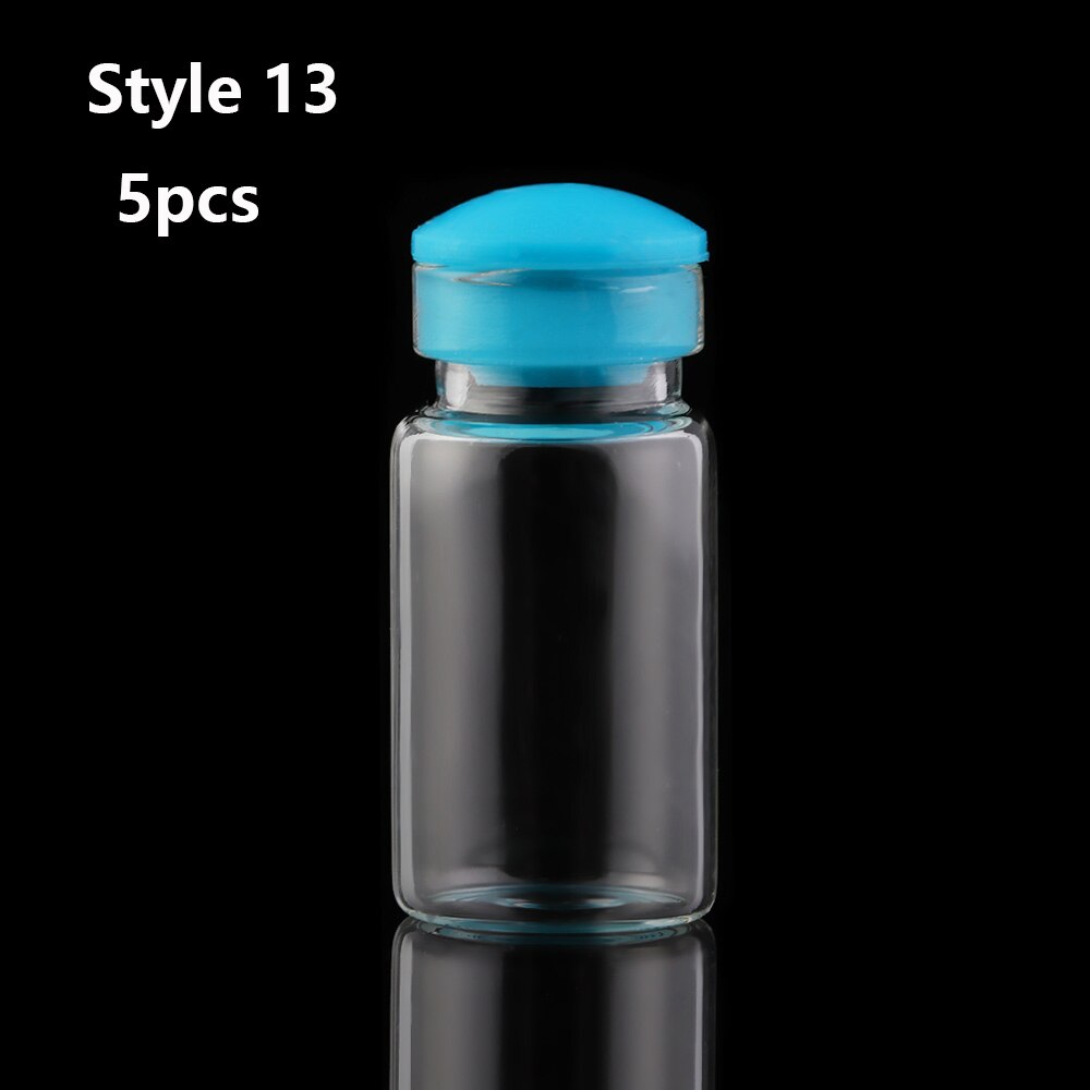 5Pcs Small Bottle Glass Jars DIY Crafts Containers... – Grandado