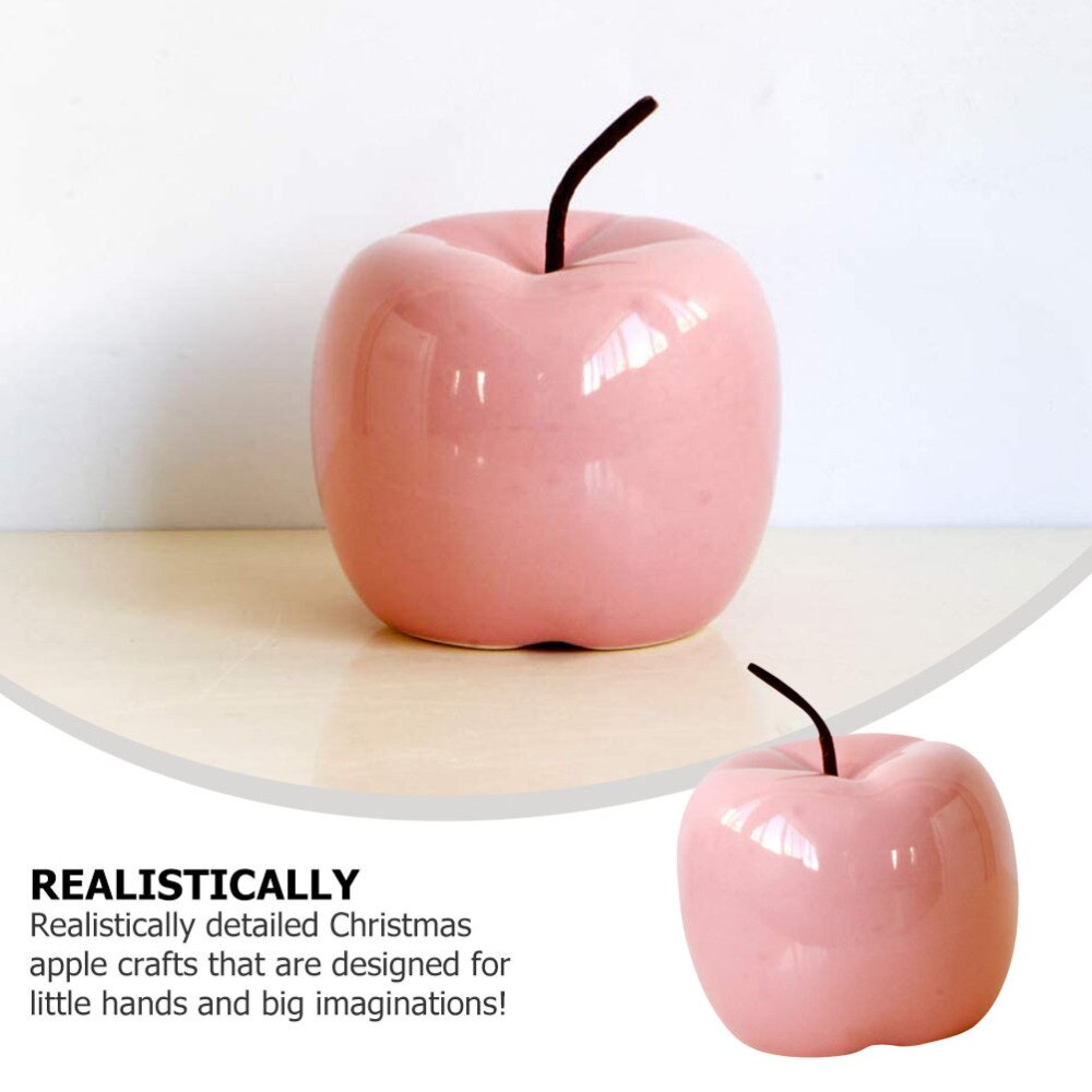 1pc Simulation Ceramic Apple Decor Apple Adornment... – Grandado