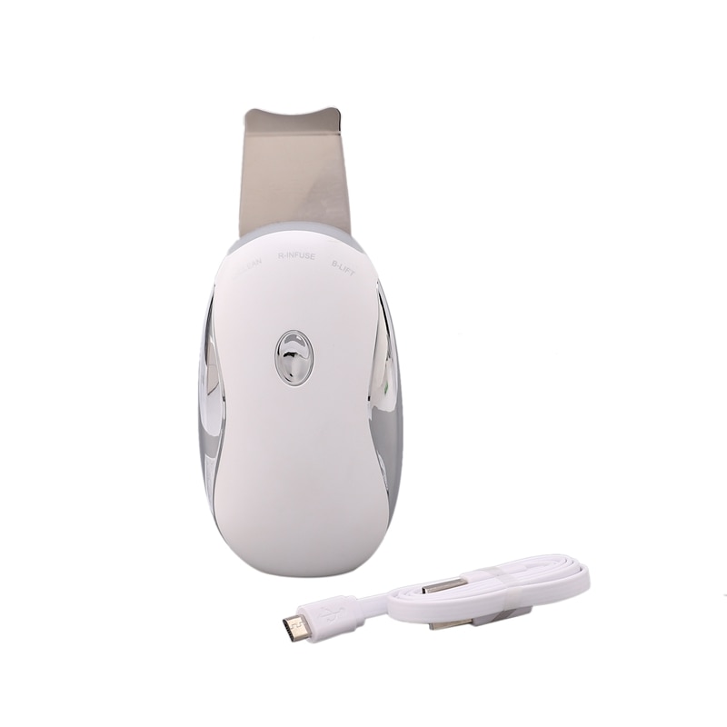 3 in 1 USB Ultrasonic Shovel Skin Scrubber Massage... – Grandado