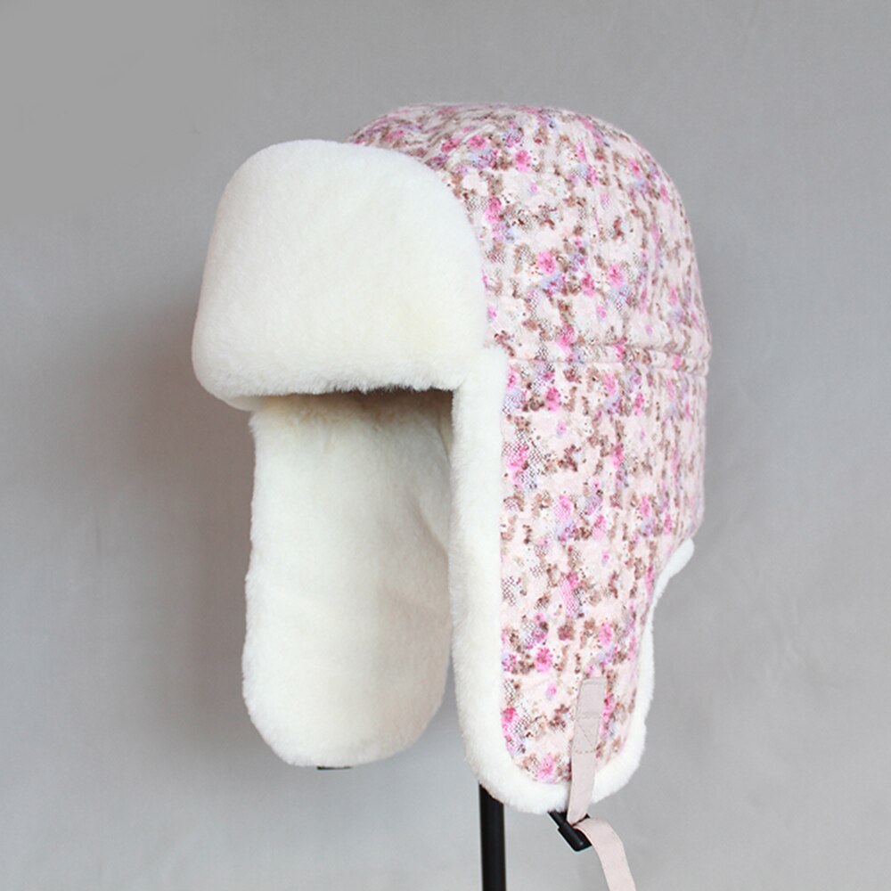 BUTTERMERE Pink Bomber Hats Female Floral Cotton F... – Grandado