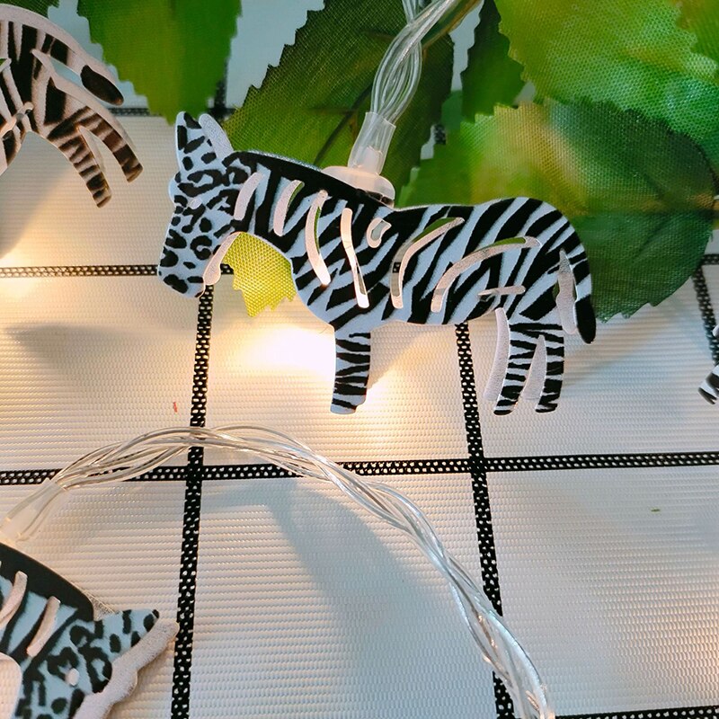 Christmas LED Wrought Iron Animal Zebra Light Stri... – Grandado