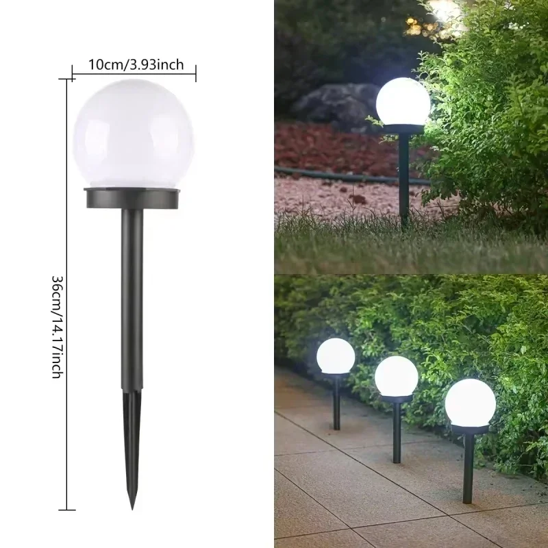 LED Solar Garden Round Ball Light Waterproof Outdo... – Grandado