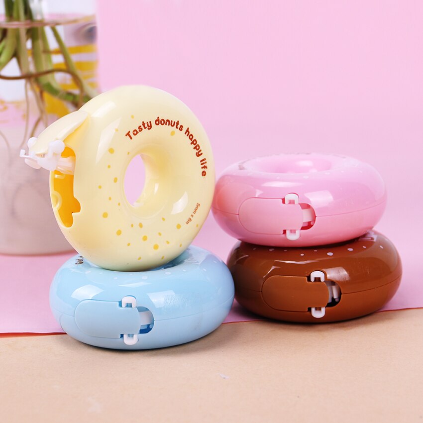 1PC Sweet Donut Correction Tapes White Sticker Sta... – Grandado