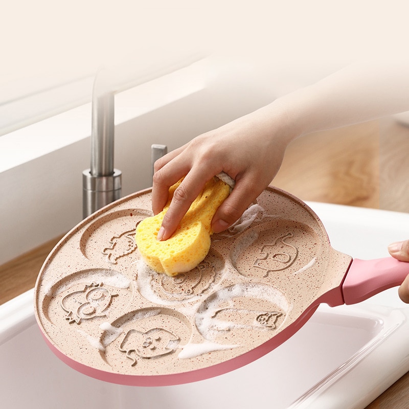 Seven-hole breakfast pot multifunctional wheel cak... – Grandado