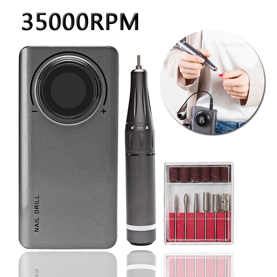 Portable Nail Drill Machine 30W 35000RPM Polisher ... – Grandado