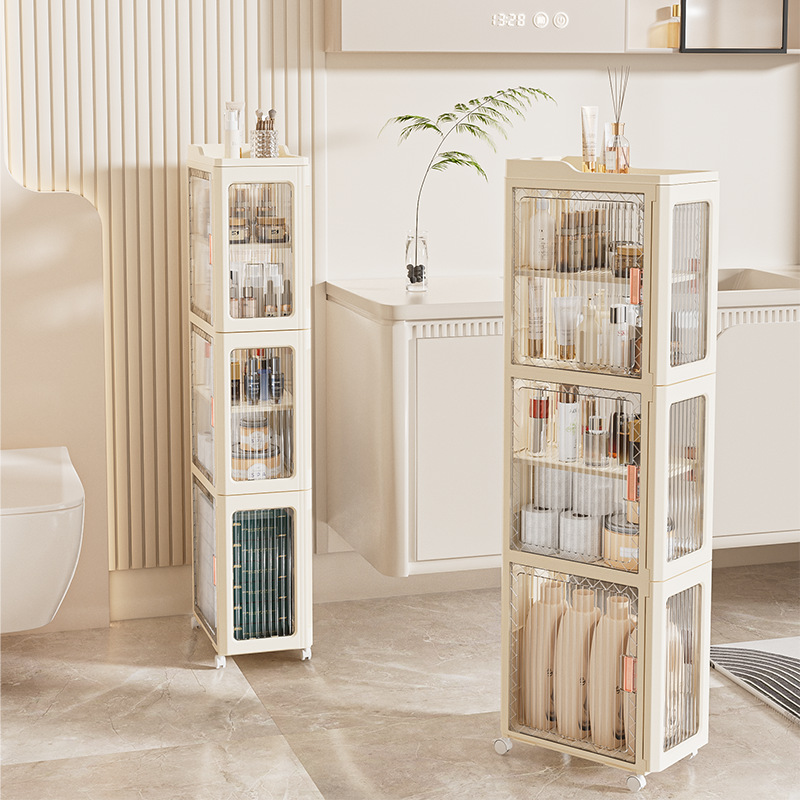 Gap storage rack, crevice storage cabinet, bathroo... – Vicedeal
