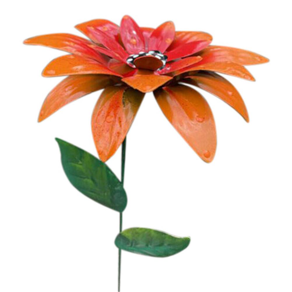 Outdoor Artificial Metal Flower Decor Garden Lawn ... – Grandado