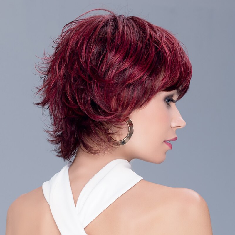 HAIRJOY Women Silver White Grey Ombre Wig Short Cu... – Grandado