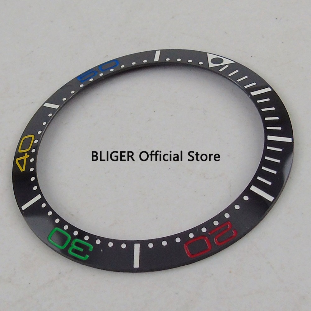 Classic 38mm Black Ceramic Bezel White Marks Watch... – Vicedeal