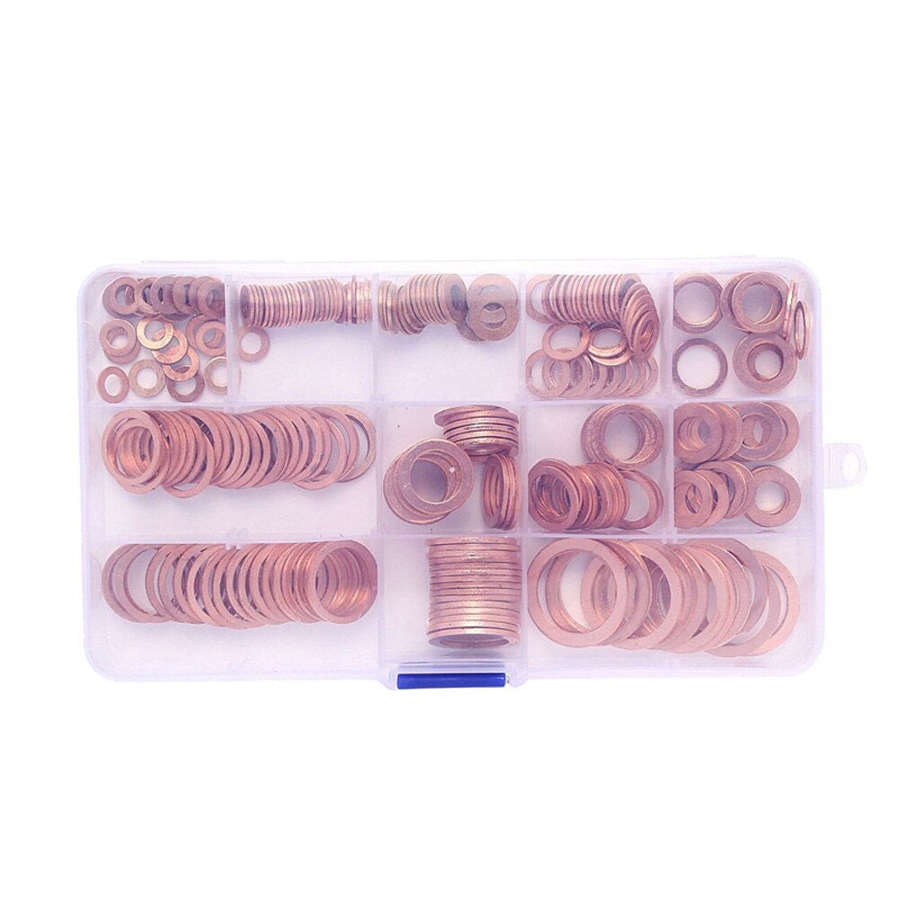280pcs 12 Size Car Flat Washer Gasket Oil Plug Bol... – Grandado