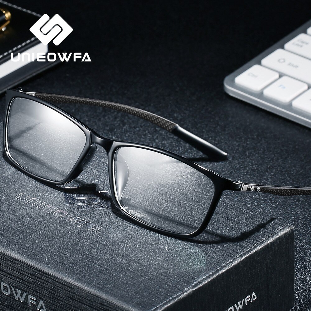 Carbon Fiber Frame Prescription Glasses Men Optica... – Grandado