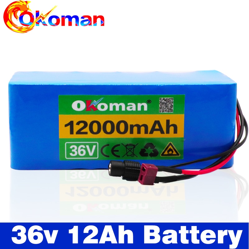 10S4P 36v 12Ah battery 18650 lithium battery pack ... – Grandado