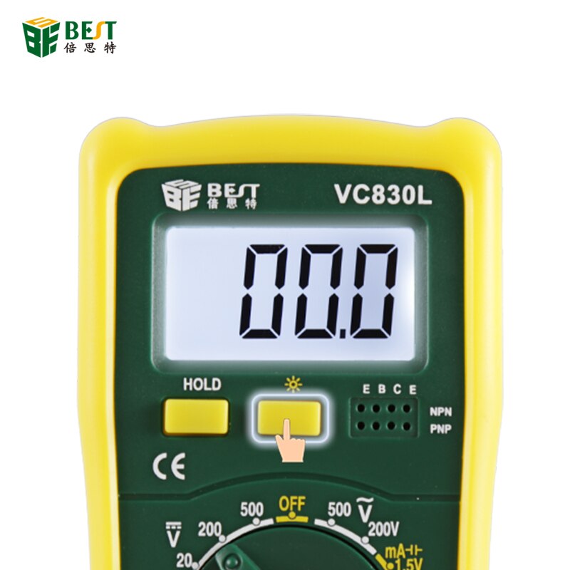BESTOOL VC830L Auto - Ranging Frequency DC AC Volt... – Grandado