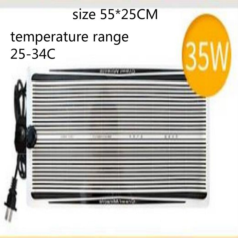 220v 5w-35w temperature range 25-34c reptile heat ... – Grandado
