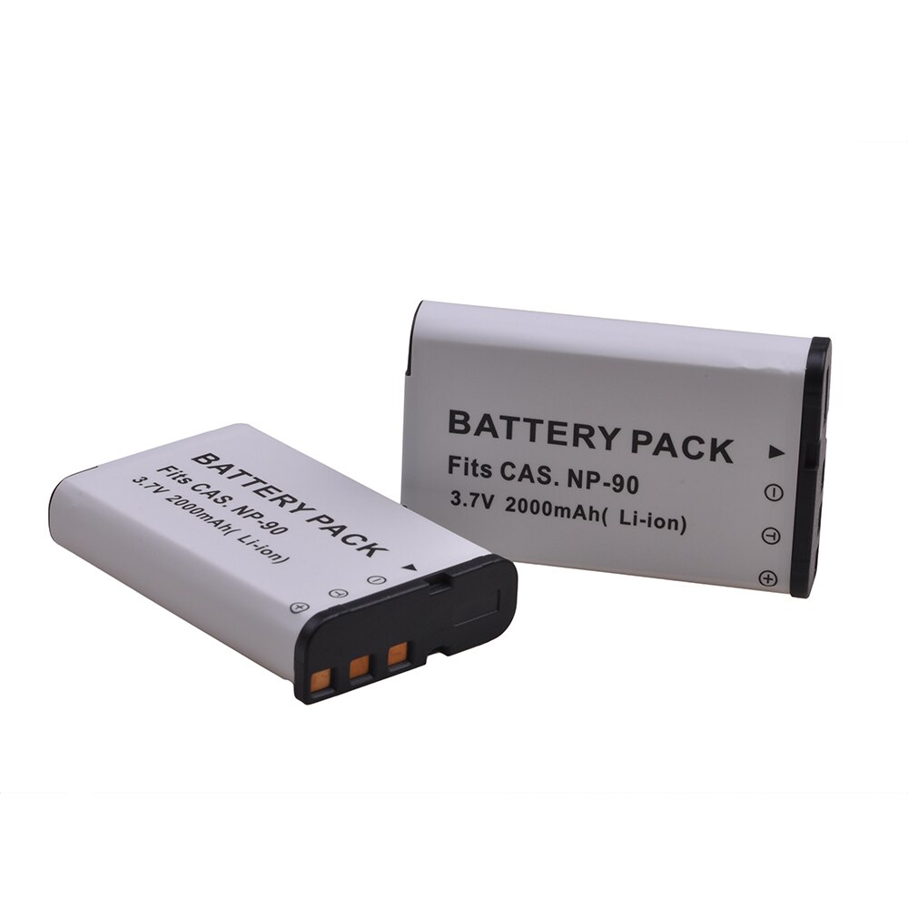 2000Mah NP-90 Np 90 NP90 Batterij Voor Casio Exili... – Grandado