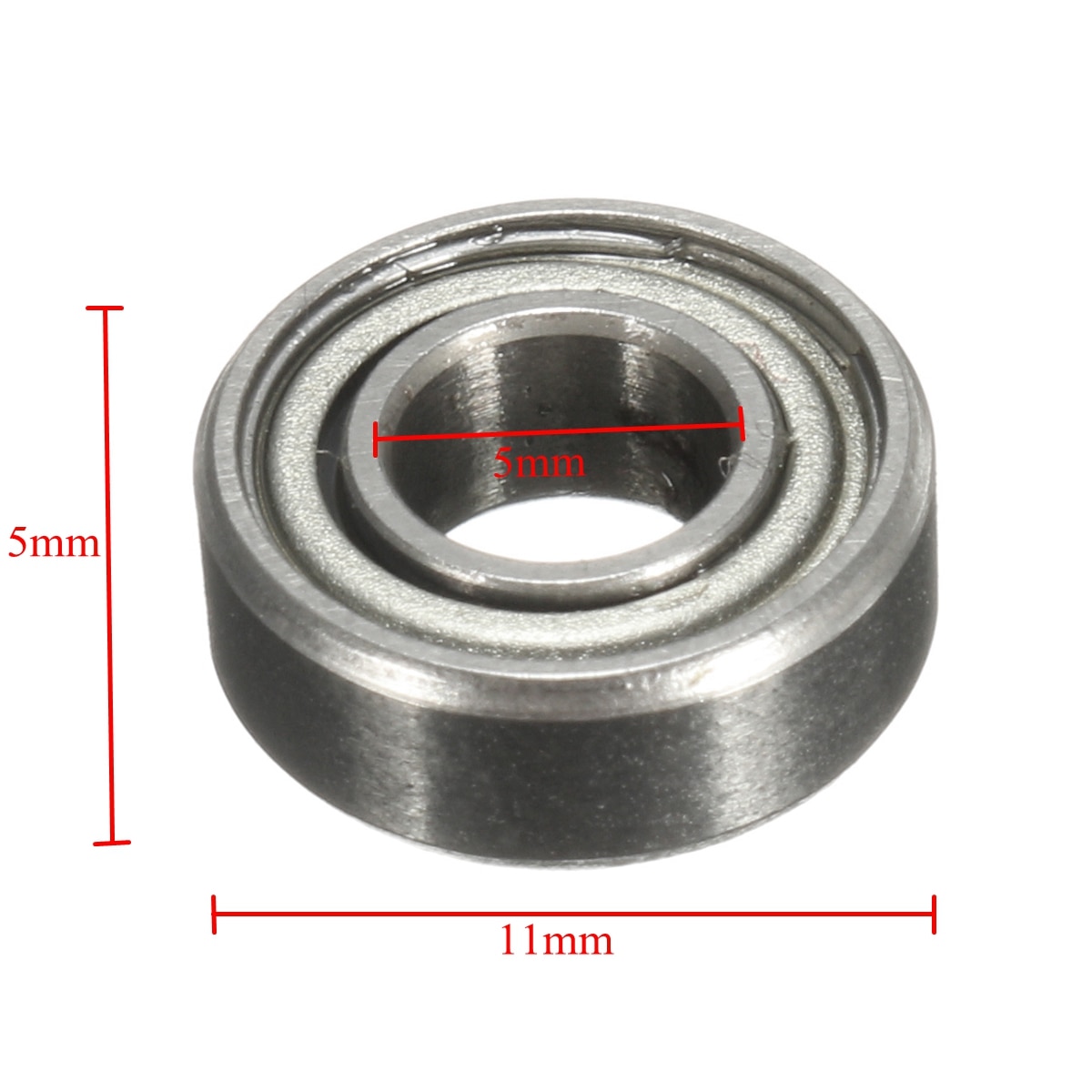 10PC 685ZZ Ball Bearings 5*11*5mm Double Shielded ... – Grandado