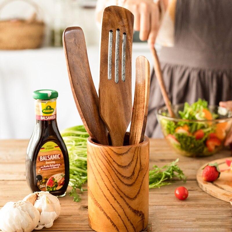 Wooden Kitchen Utensil Set, Acacia Spurtle Kitchen... – Vicedeal