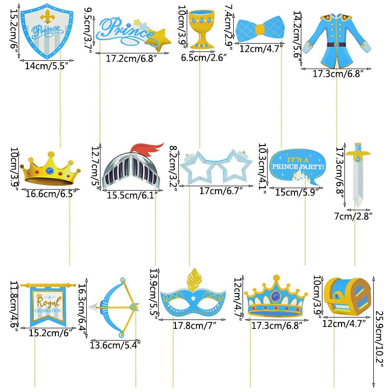 Baby Shower Photo Booth Props Blue Pink It's A... – Vicedeal