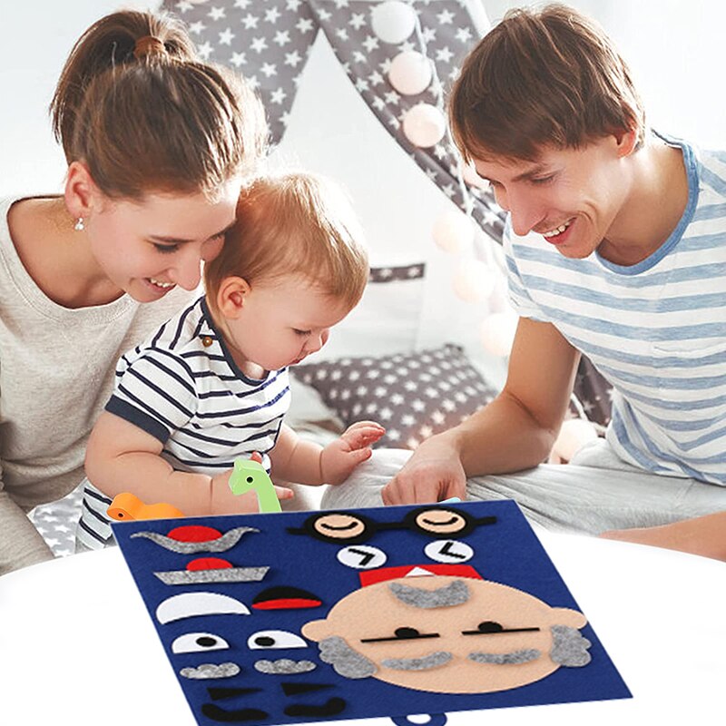 DIY Toys Emotion Change Puzzle Toys 30CM*30CM Faci... – Grandado