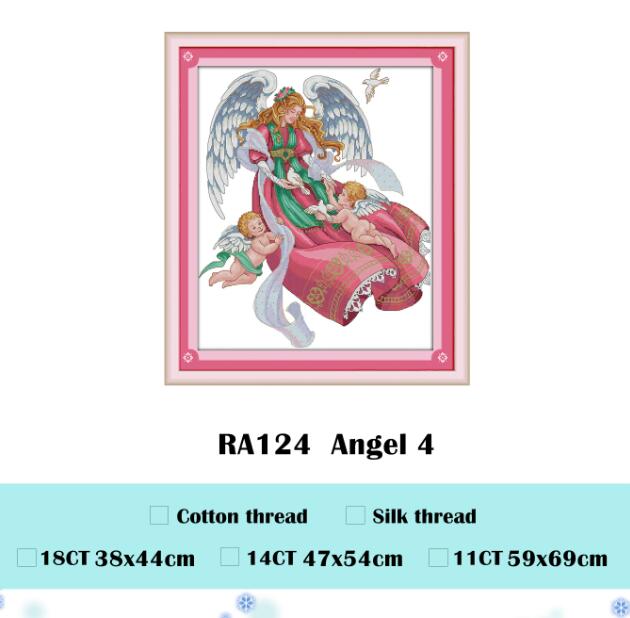Angel 4 cross stitch kit aida 14ct 11ct count prin... – Grandado