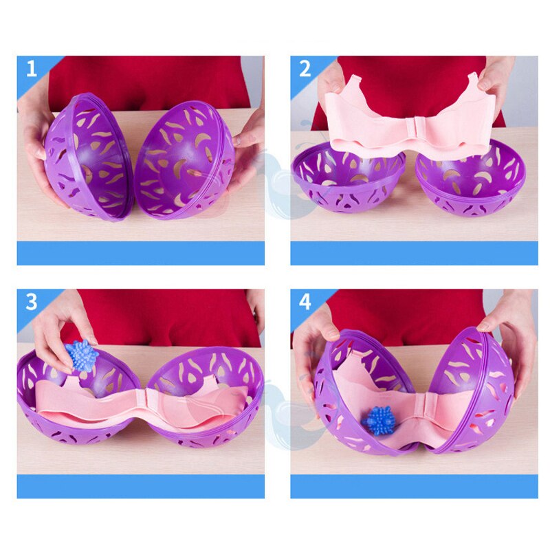 Useful Bubble Bra Double Ball Saver Washer Bra Lau... – Grandado
