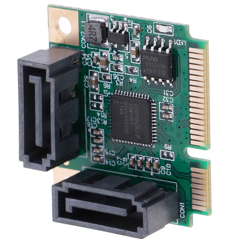 Mini pci-e pci express til sata 3.0 konverter hard... – Vicedeal