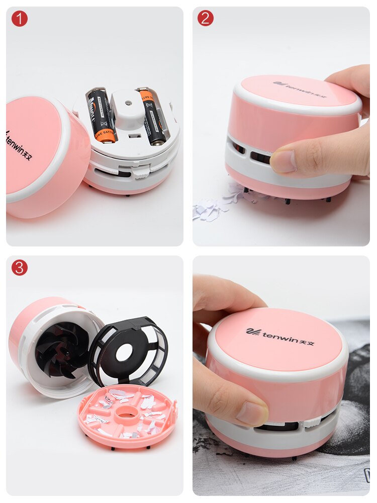 Desk Vacuum Cleaner Mini Dust Cleaner Desktop Keyb... – Grandado