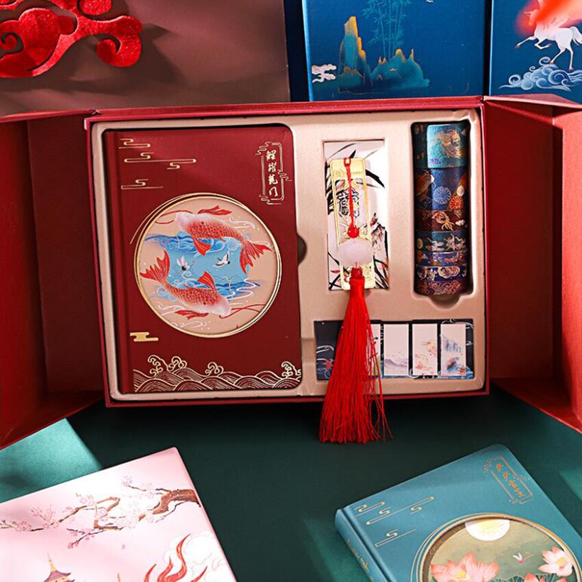 1 Set A5 32K Notebook Stationery Kit Cute Retro Di... – Grandado