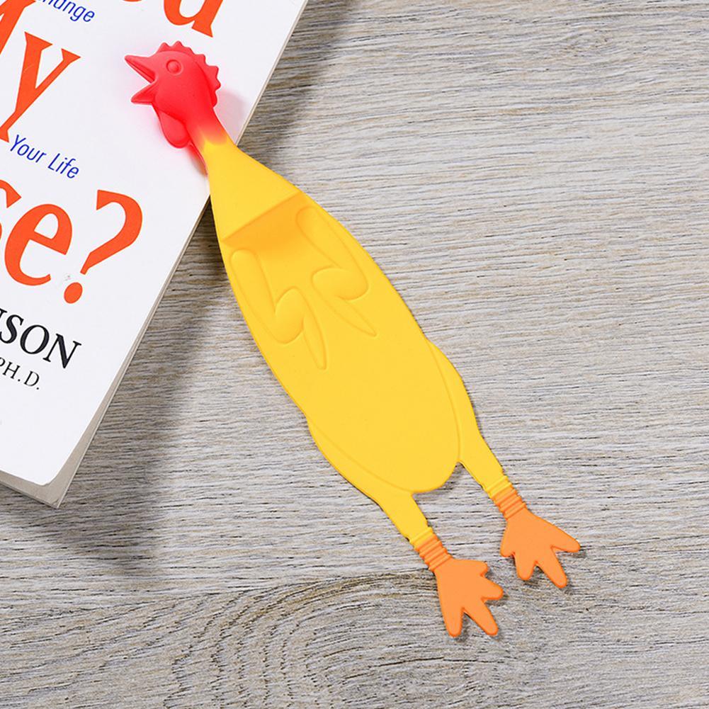 1 Pc Leuke Dieren Angry Kip Bladwijzer Kawaii Sili... – Vicedeal