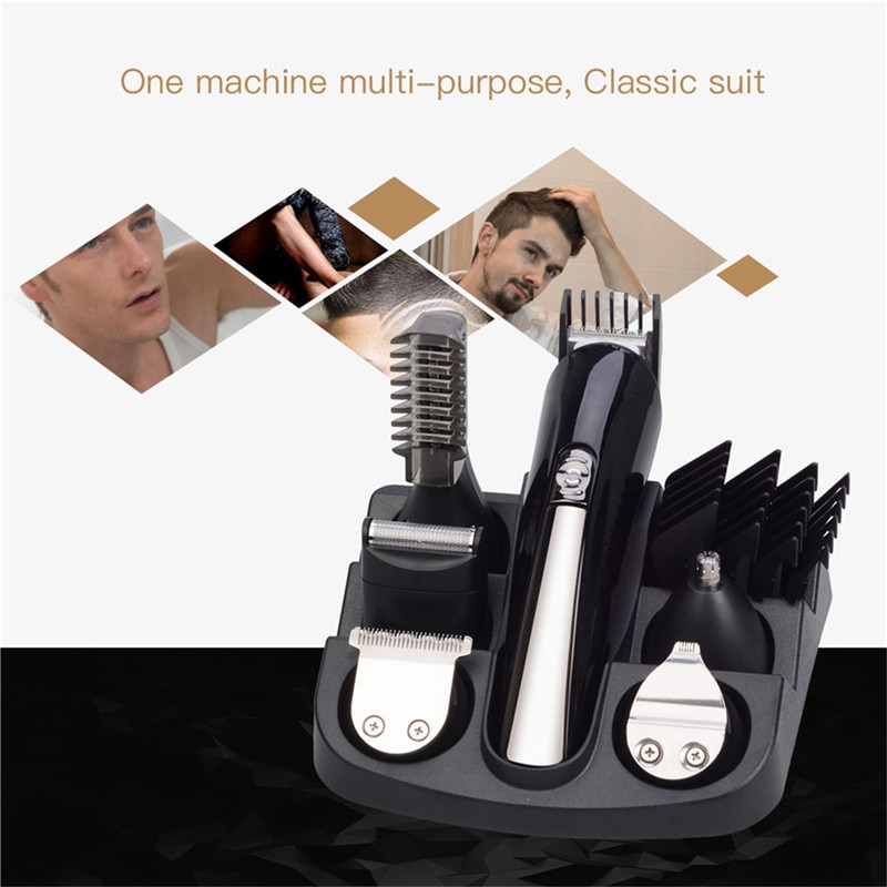 6 In 1 Multifunctional Hair Trimmer Hair clipper M... – Grandado