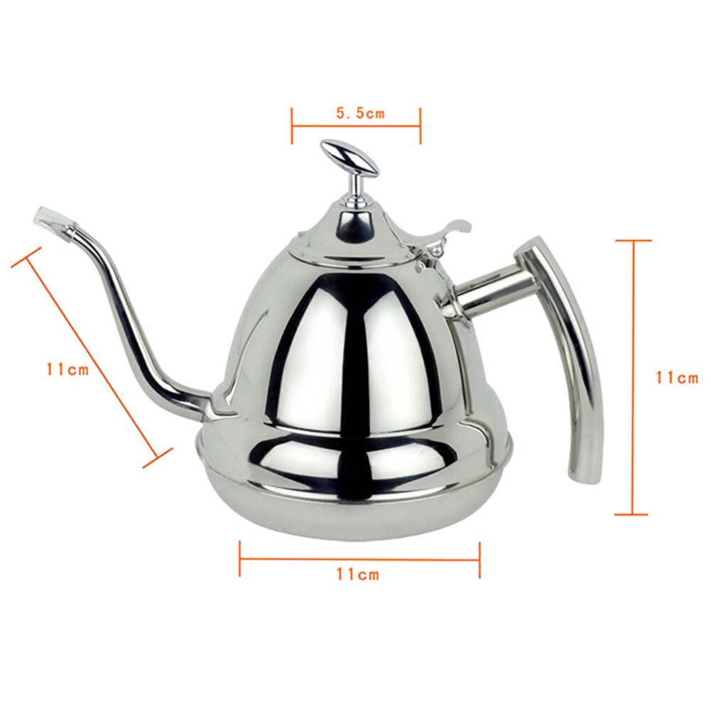1.2L Stainless Steel Gooseneck Tea Pot Coffee Home... – Grandado