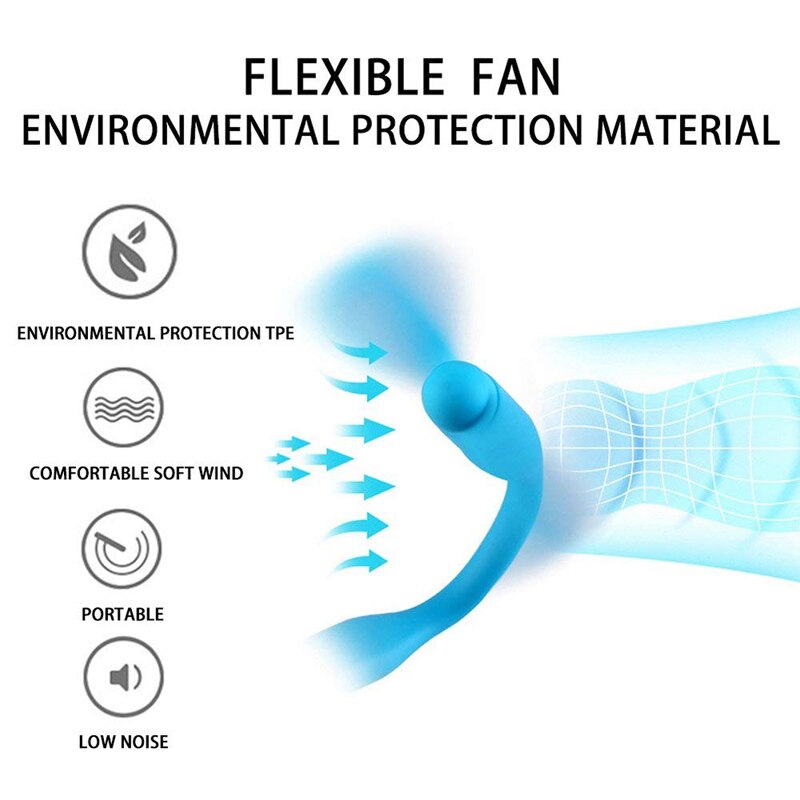 10pcs Cute Portable Flexible Mini USB Fan Bendable... – Grandado